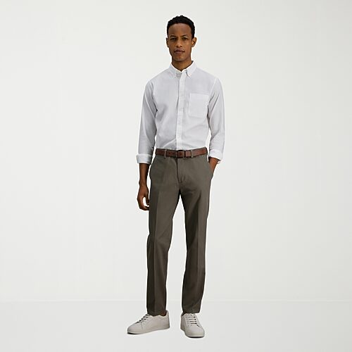 Click here for Haggar Mens Slim Fit Trouser  36 32  Beige prices