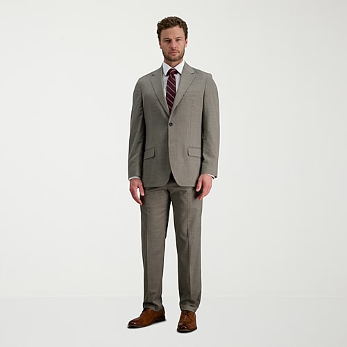 Click here for Haggar JMH Tailored Windowpane Mens Modern Fit Win... prices
