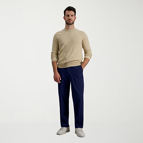 Click here for Haggar Mens Classic Fit Trouser  34 34  Blue prices