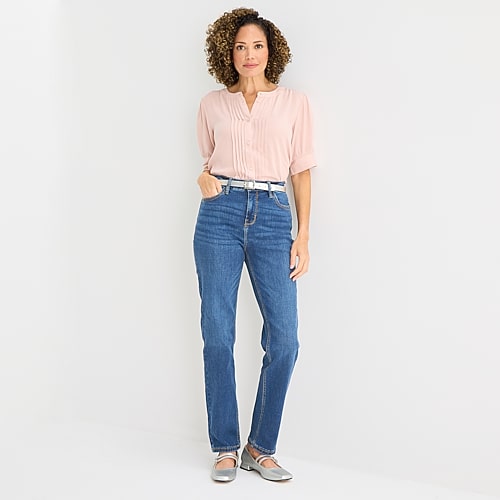 Click here for Liz Claiborne Lana Womens High Rise Straight Leg J... prices