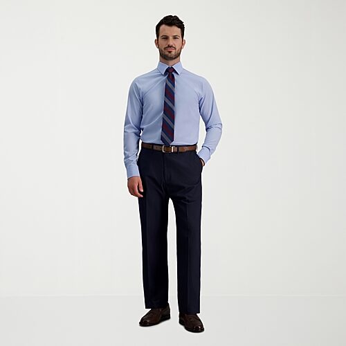 Click here for Haggar Premium Comfort Pinstripe Mens Classic Fit... prices