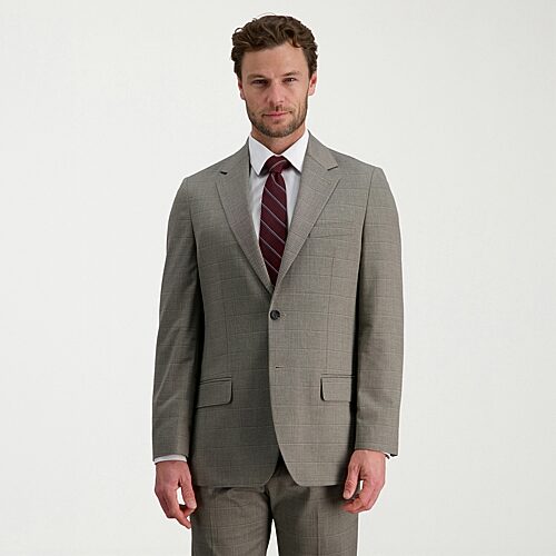 Click here for Haggar JMH Tailored Windowpane Mens Stretch Fabric... prices