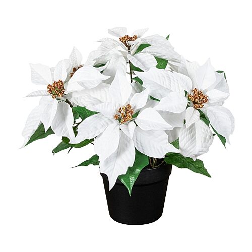 Click here for Nearly Natural 15 Poinsettia Floral Arrangement  O... prices