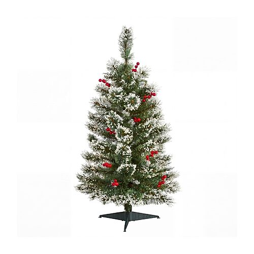 Click here for Nearly Natural 3ft Frosted Swiss Pine 3 Foot Pine... prices