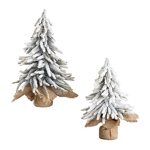 Click here for Nearly Natural 10 And 13 Mini Flocked 1 Foot Pine... prices