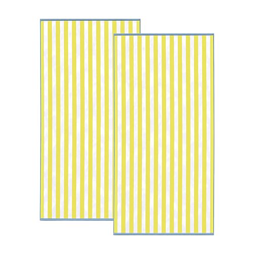 Click here for Linery Oversized Cotton Stripe Border 2-pc. Quick... prices