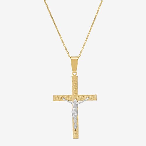 Click here for Bonded Brilliance Crucifix Womens 14K Gold Bonded... prices