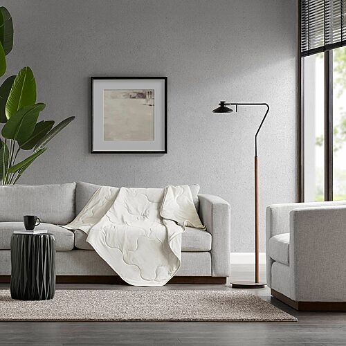 Sharper Image Cooling Touch Down Alternative Throw  50 x 60 - Ivory