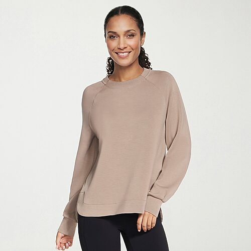 Click here for Skechers Womens SkechLuxe Elevate Crew Neck Sweats... prices