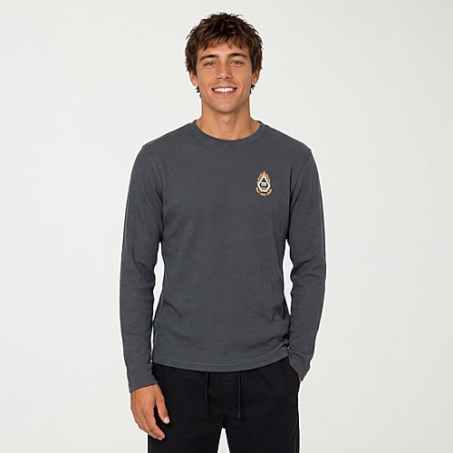 Click here for VOLCOM Mens Crew Neck Long Sleeve Regular Fit Ther... prices