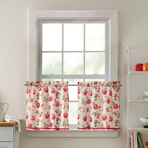Click here for CURTIANWORKS Honey Crisp 2-pc. Rod Pocket Window T... prices