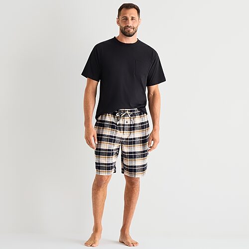 Click here for St. Johns Bay Mens Pajama Shorts  Small  Beige prices