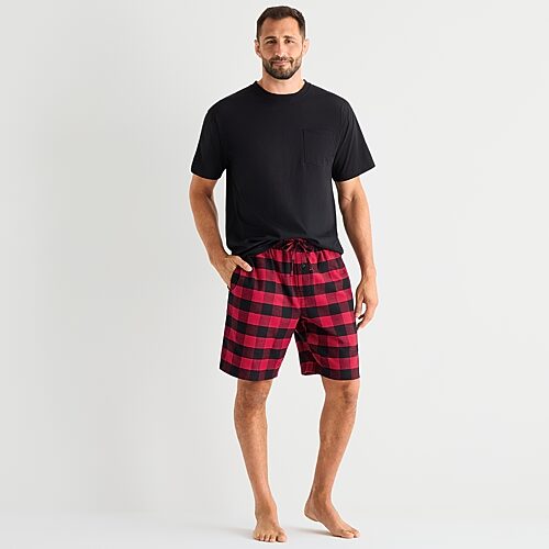 Click here for St. Johns Bay Mens Pajama Shorts  Xx-large  Red prices