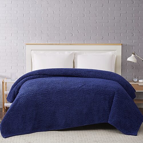 Click here for Brooklyn Loom Marshmallow Sherpa Blanket  Twin/Twi... prices