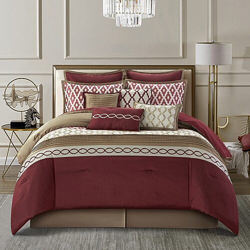 Click here for Stratford Park Oversize Geometric 10-pc. Easy Care... prices