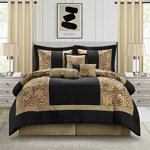 Click here for Stratford Park Jacquard 9-pc. Easy Care Comforter... prices