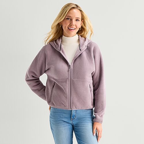 Click here for Free Country Womens Fleece Hooded Lightweight Jack... prices