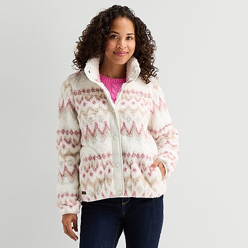 Click here for Free Country Womens Fleece Lightweight Jacket  Lar... prices