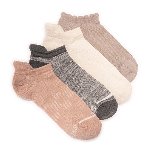 Click here for Muk Luks W Ml Ds Lc Socks 4 Pk Dream Step Low Cut... prices