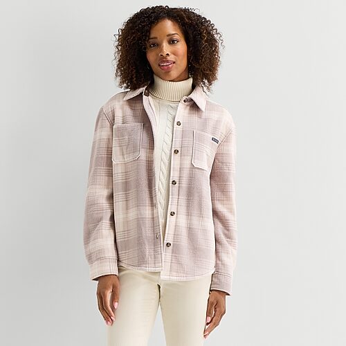 Click here for Free Country Womens Fleece Lightweight Shirt Jacke... prices