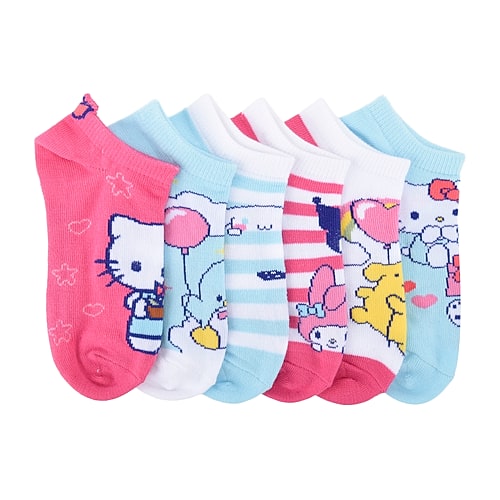 Click here for Little & Big Kid Girls 6 Pair Hello Kitty No Show... prices