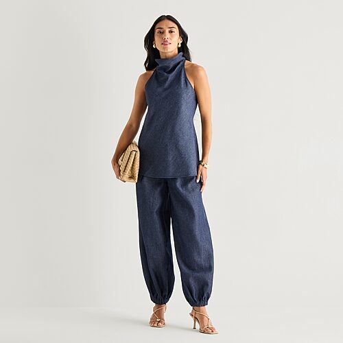 Click here for Worthington Womens Tall High Rise Tapered Palazzo... prices