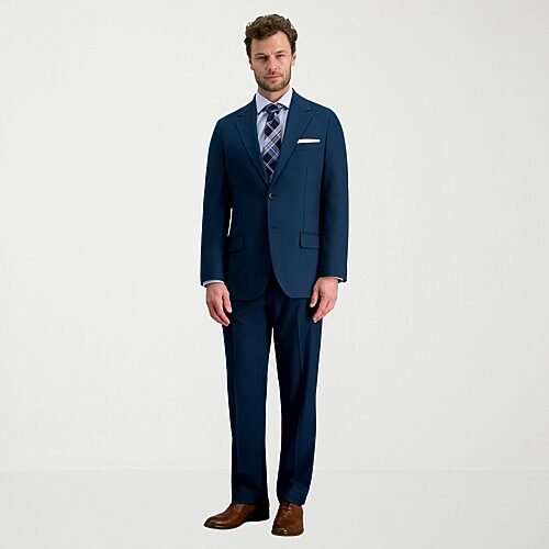 Click here for Haggar JMH Tailored Premium Stretch Mens Stretch F... prices