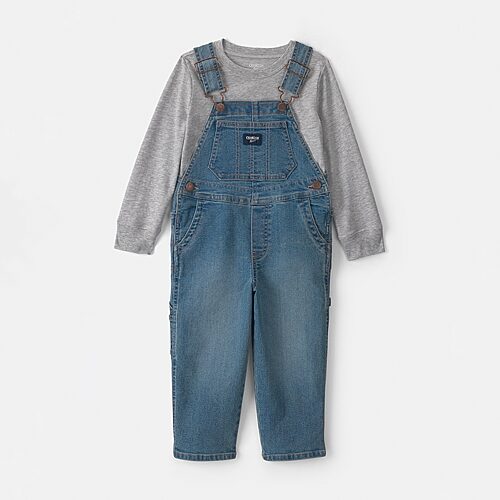Click here for Oshkosh Toddler Boys 2-pc. Overall Set  5t  Blue prices