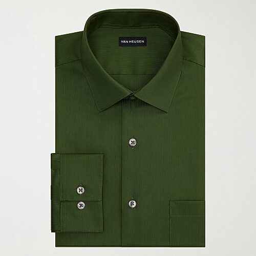 Click here for Van Heusen Mens Regular-Fit Dress Shirt - Pine prices