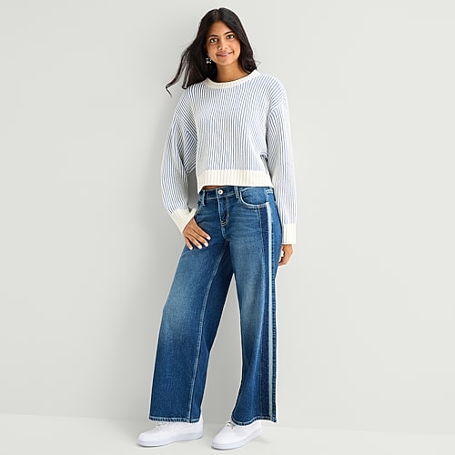 Click here for Arizona Curvy Womens Low Rise Baggy Fit Jean  12 S... prices