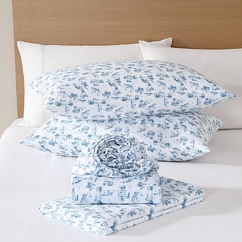 Click here for Eddie Bauer Fish Town Toile Temperature Regulating... prices