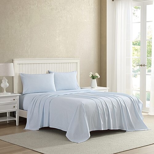 Click here for Laura Ashley(R) Bedford Skinny Stripe Sheet Set prices