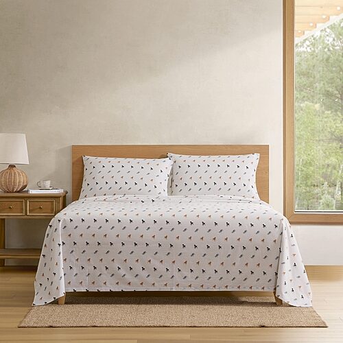 Click here for Eddie Bauer Buddy Scarves And Stripes Sheet Set  O... prices