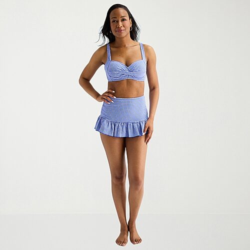 Click here for Liz Claiborne Womens Swim Skirt  6  Blue prices
