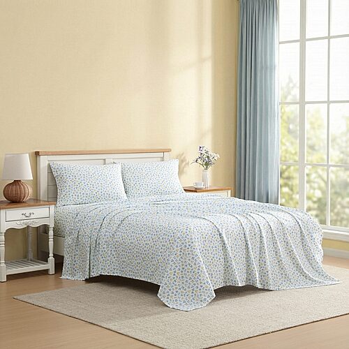 Click here for Laura Ashley Cotton Percale 3-Pc. Sheet Set  Twin... prices