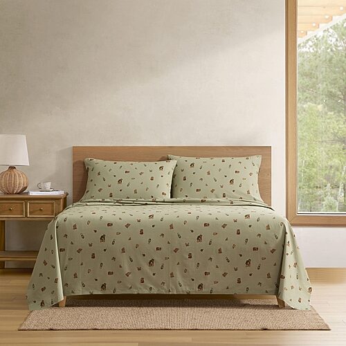 Click here for Eddie Bauer Printed 100 Cotton Percale 4-Pc. Sheet... prices