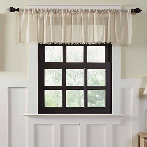 Click here for Tobacco Cloth Tailored Valance  One Size  White prices