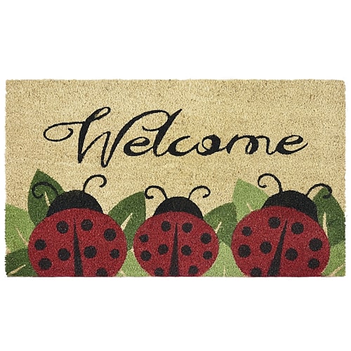 Click here for Achim Welcome Ladybugs Coir 18X30 Doormat  One Siz... prices