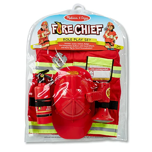 Click here for Melissa & Doug Fire Chief Role Play Set Unisex Dre... prices