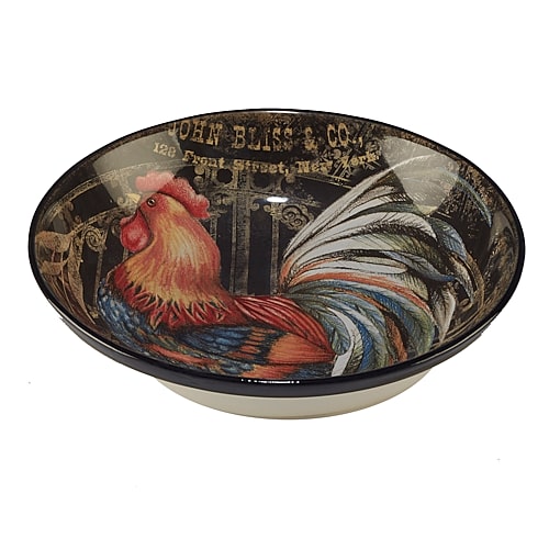 Click here for Certified International Gilded Rooster Ceramic Ser... prices