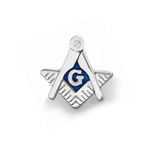 Click here for Masonic Emblem Tie Tack  One Size  Silver prices