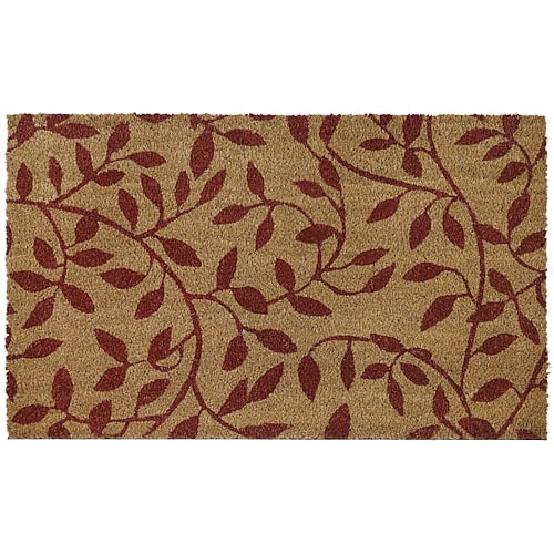 Click here for Achim Red Leaves Coir 18X30 Doormat  One Size  Mul... prices