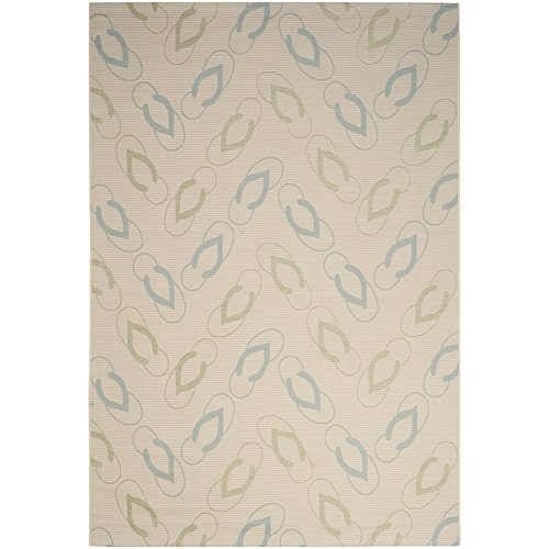 Click here for Safavieh Courtyard CY7420 Beige and Aqua 53 x 77 S... prices
