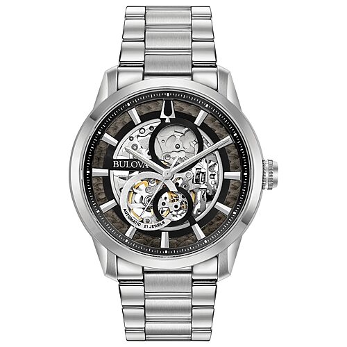 Click here for Bulova 96A208 Sutton Mens Watch Silver 43mm Stainl... prices