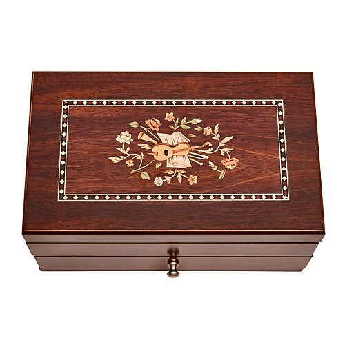 Click here for Mele & Co. Brynn Wooden Jewelry Box with Florentin... prices